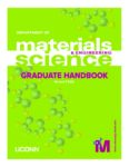 Materials Science and Engineering | Graduate Handbook