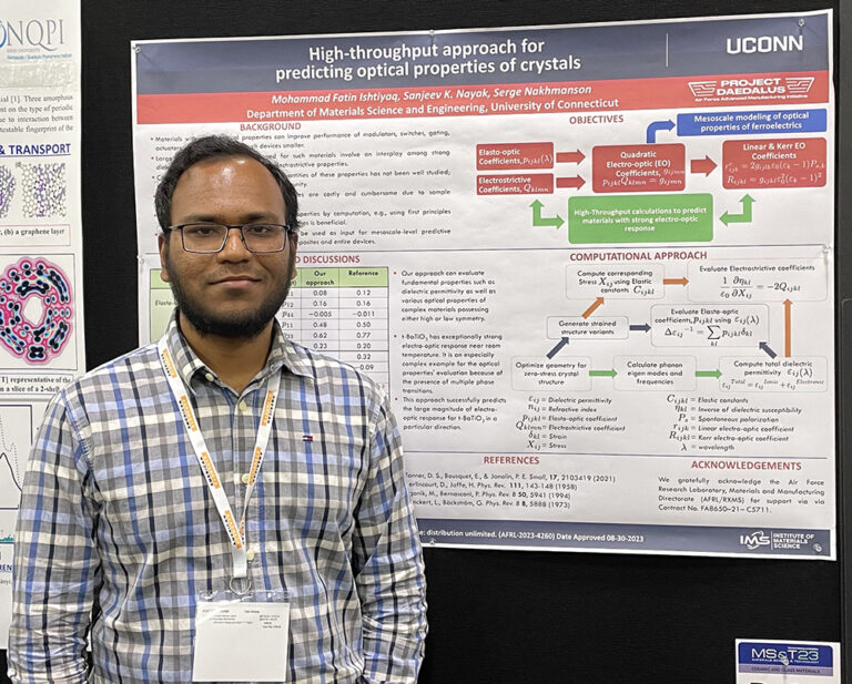 MSE Grad Student Wins Second Place In MS&T Poster Competition ...